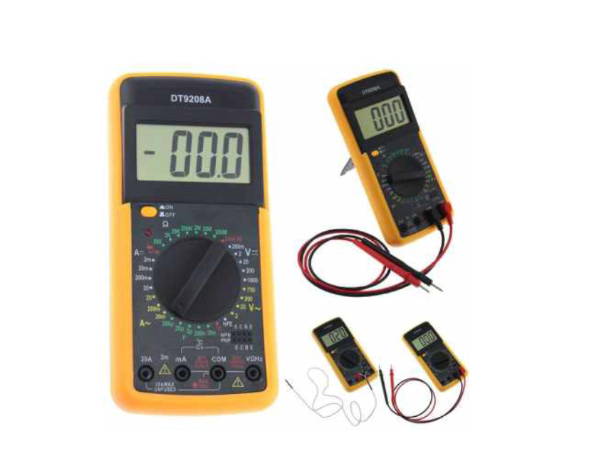 '- Multimetru digital cu sonda de temperatura, DT9208A – Mega Reduceri